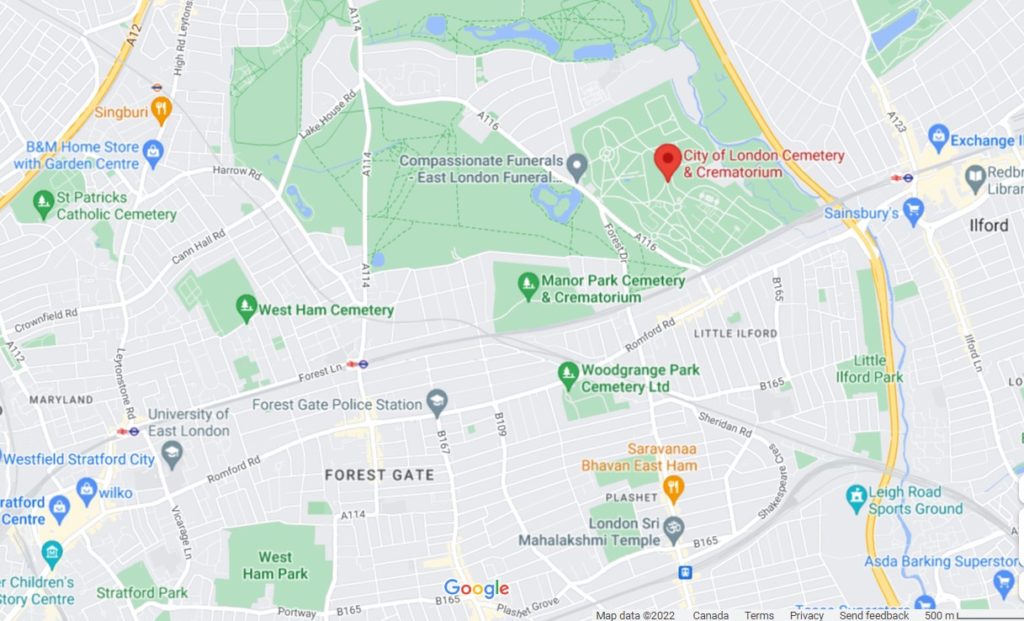 City of London Cemetery and Crematorium Registers Now Online - Anglo ...