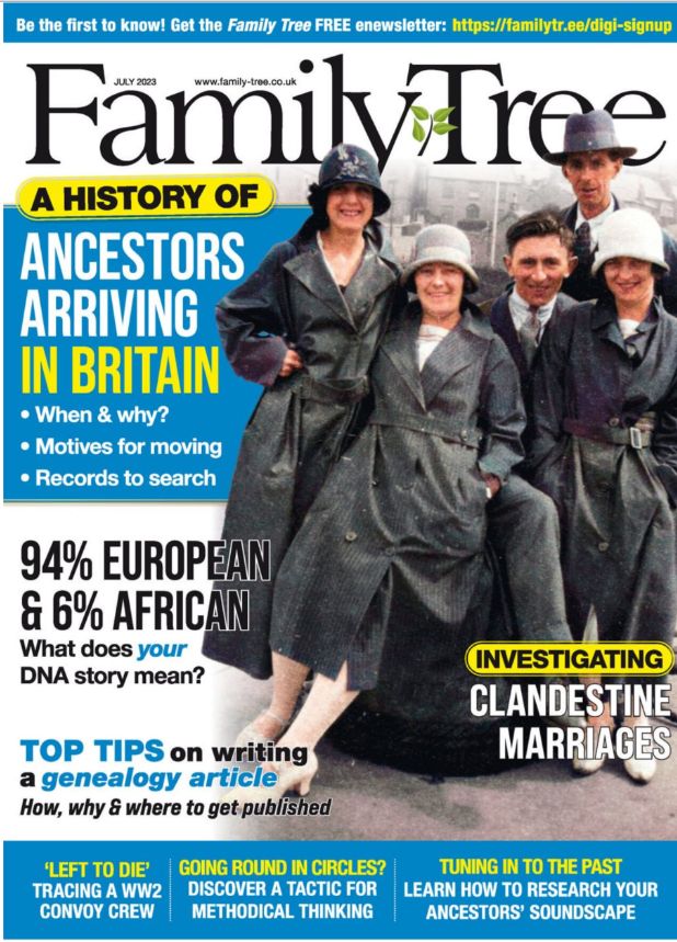 Family Tree Magazine: July 2023 - Anglo-Celtic Connections